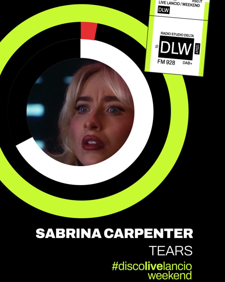 Disco Live Lancio del weekend: SABRINA CARPENTER con “TEARS” — Radio ...