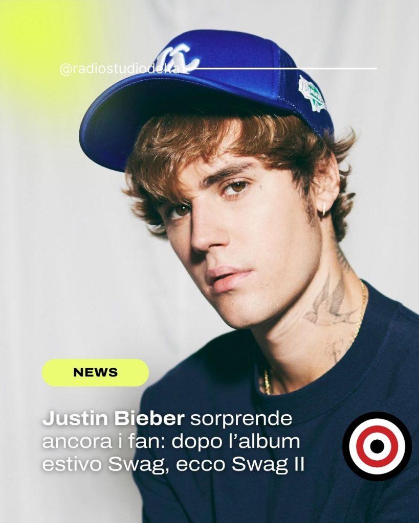 Justin Bieber sorprende ancora: ecco “Swag II”, il secondo album dell’anno — Radio Studio Delta